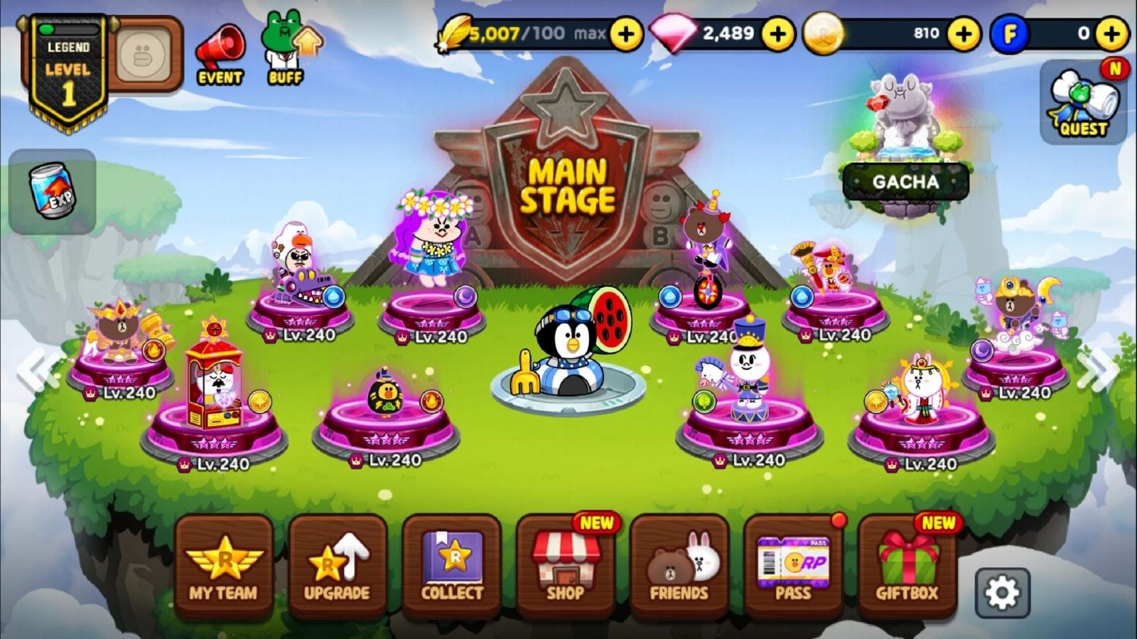 Tải LINE Rangers: Game sticker đại chiến hấp dẫn trên mobile