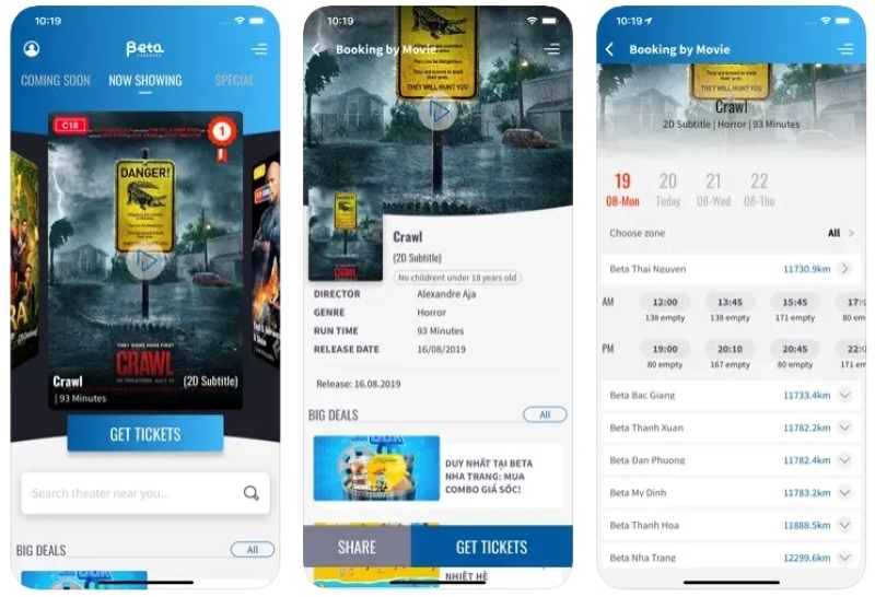 Tải Beta Cinemas: Đặt vé xem phim online và xem lịch chiếu từ xa