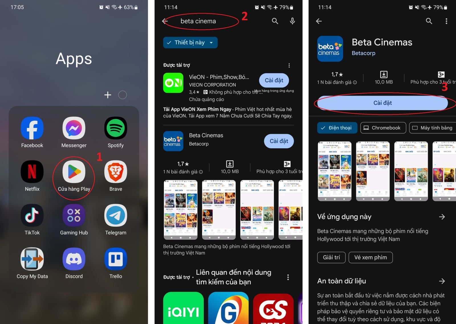 Tải Beta Cinemas: Đặt vé xem phim online và xem lịch chiếu từ xa