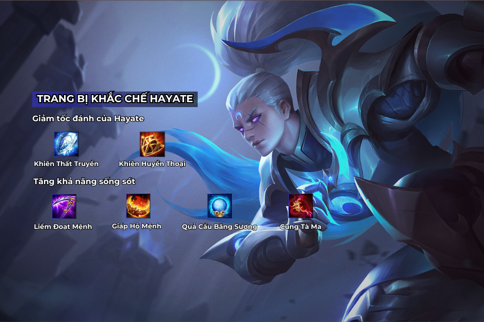 Khắc chế Hayate qua tướng, trang bị và mẹo đối đầu mùa S2-2024