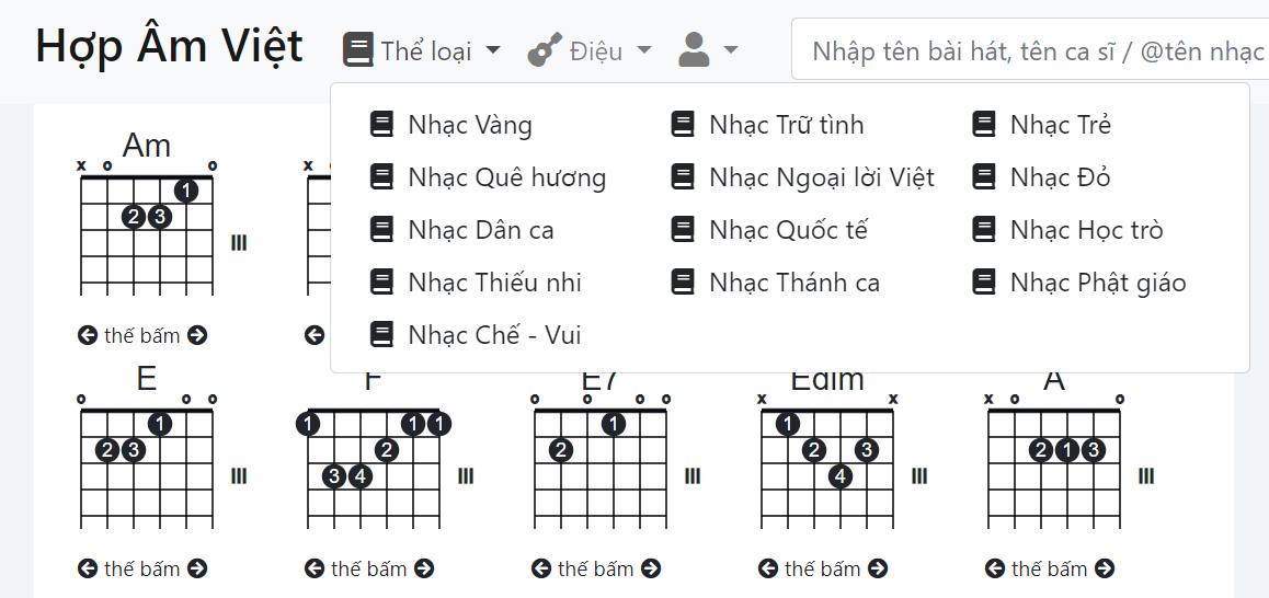 Hợp Âm Việt: Nguồn tài nguyên hợp âm phong phú và chuẩn xác
