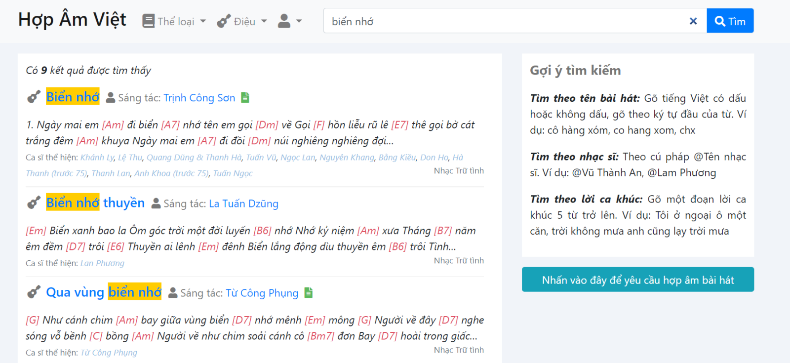 Hợp Âm Việt: Nguồn tài nguyên hợp âm phong phú và chuẩn xác