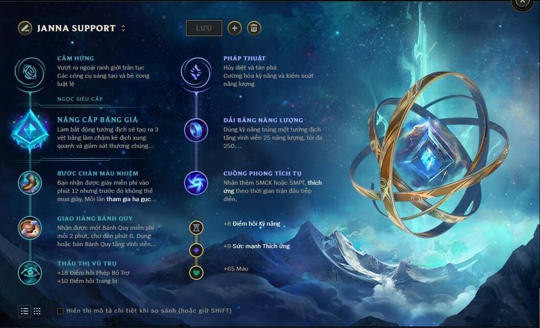 Hướng dẫn cách chơi Janna build phép và support mạnh nhất mùa 14