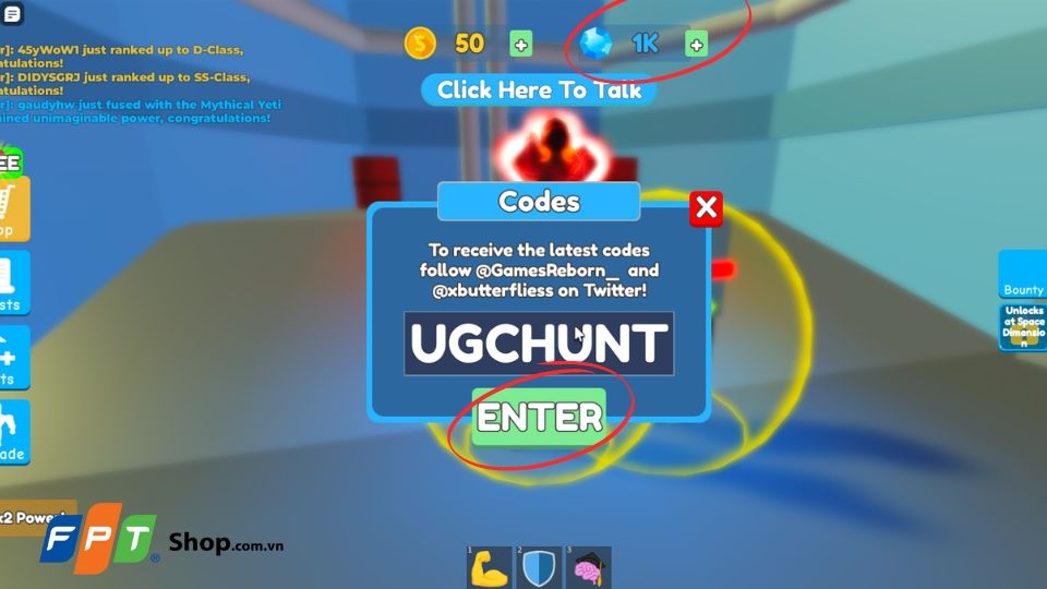 Code Super Power Fighting Simulator mới nhất tháng 1/2025