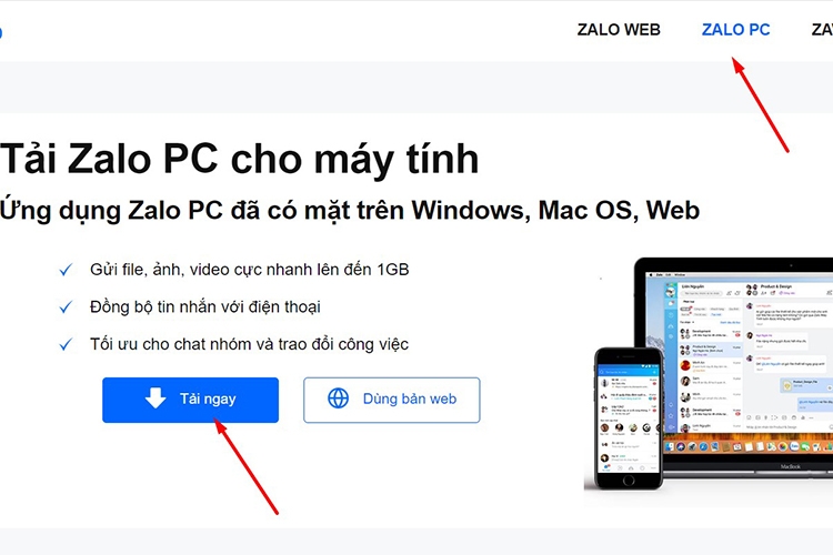 Zalo Web - Đăng nhập trên Google Chrome bằng điện thoại và máy tính