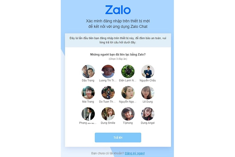 Zalo Web - Đăng nhập trên Google Chrome bằng điện thoại và máy tính
