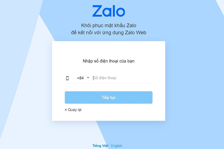 Zalo Web - Đăng nhập trên Google Chrome bằng điện thoại và máy tính