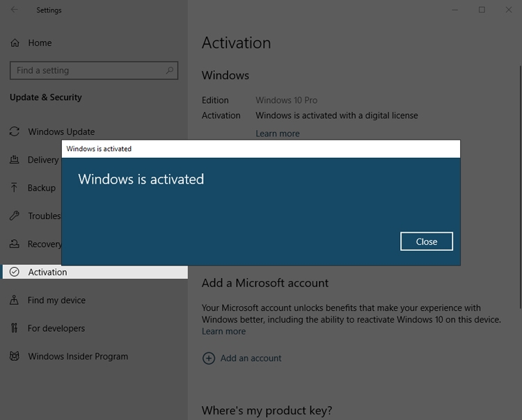 Hướng dẫn cách update Product Key cho Win 10 mới nhất