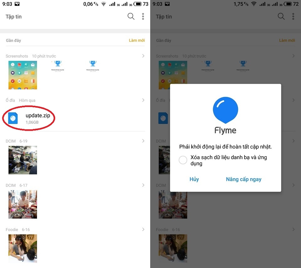Hướng dẫn cập nhật Flyme OS 7 chính thức cho smartphone Meizu