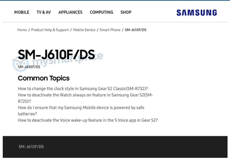 Thêm bằng chứng cho thấy Galaxy J6 Prime sắp sửa trình làng
