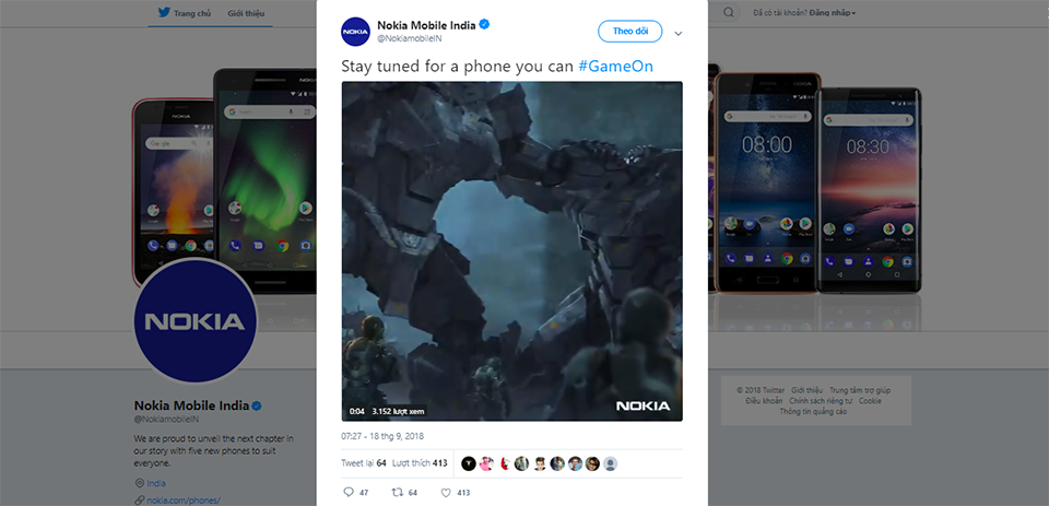 HOT: Nokia sắp ra mắt smartphone chuyên chơi game?