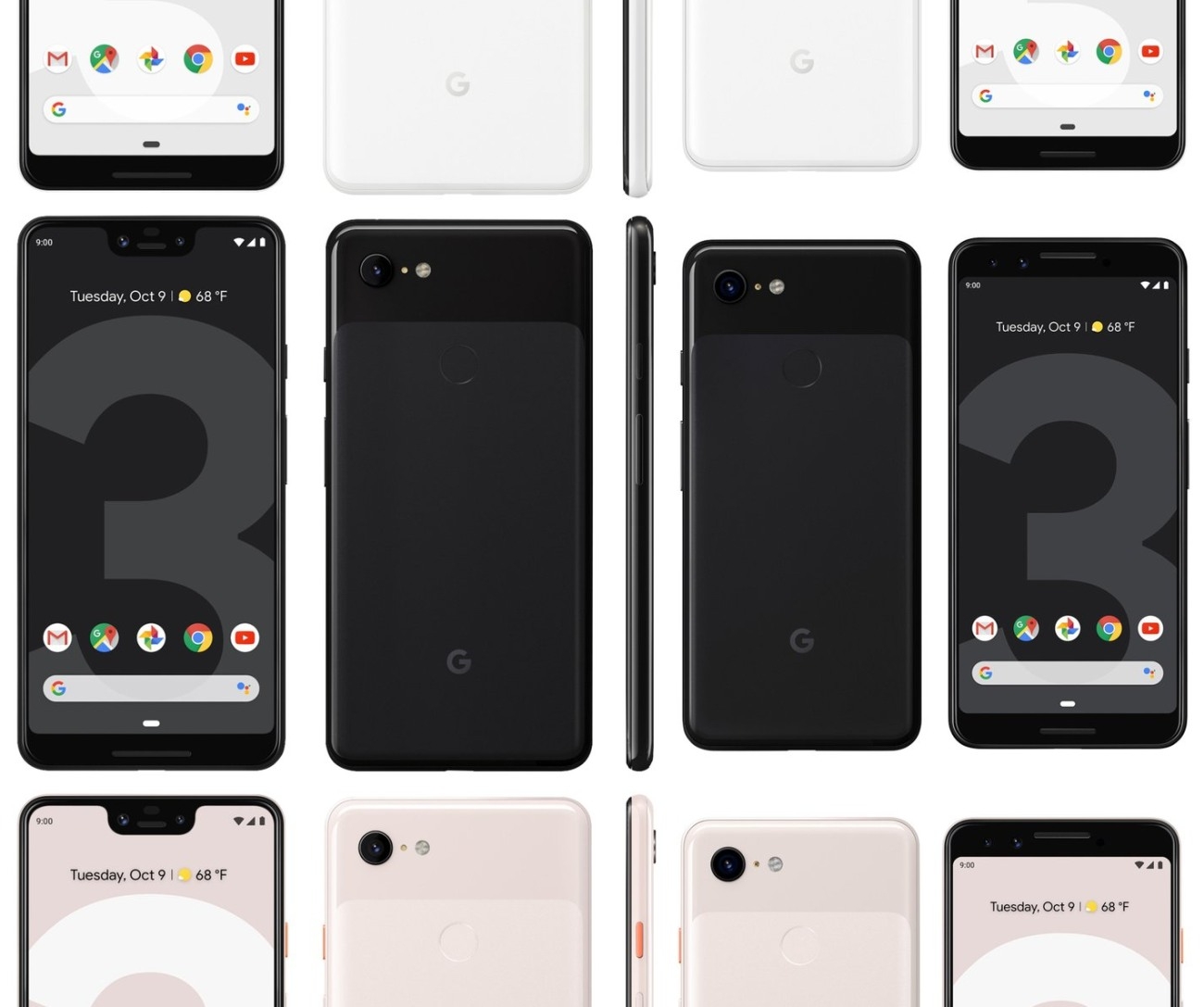 Rò rỉ hình ảnh chân thực của Pixel 3, Pixel 3 XL ngay trước giờ G