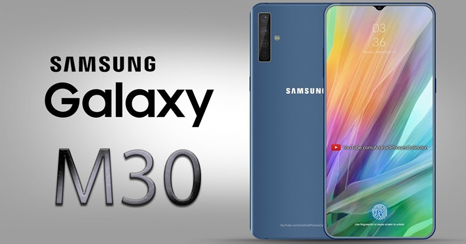 Galaxy M30 sẽ có pin “khủng” 5,000 mAh và 3 camera sau