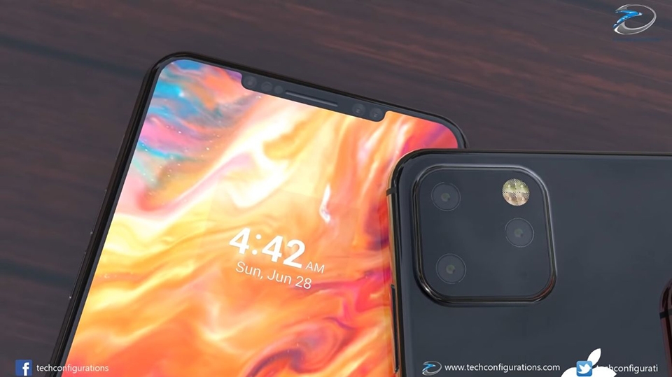 Lộ diện concept iPhone XI Max với thiết kế 3 camera sau cực ngầu