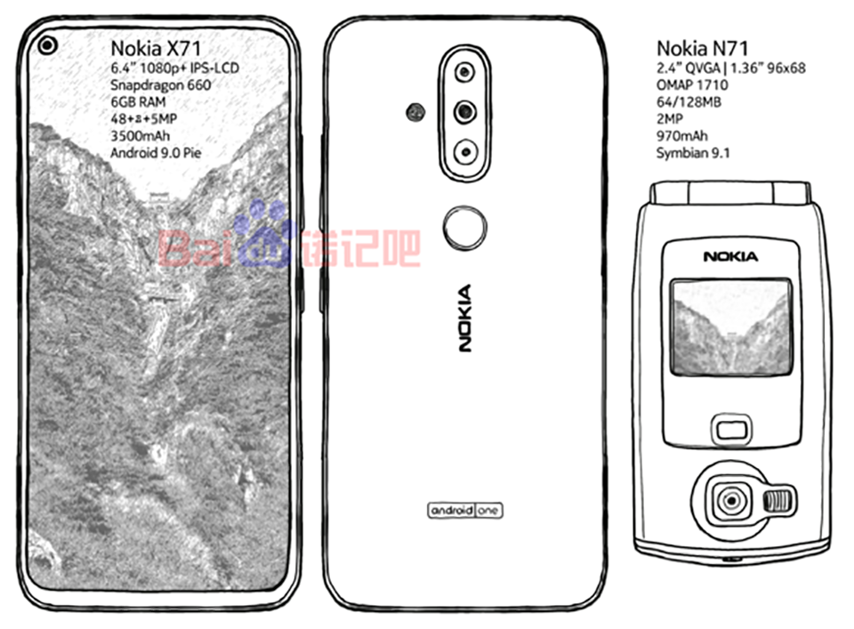Nokia X71 lộ tất tần tật thông tin về thiết kế và cấu hình