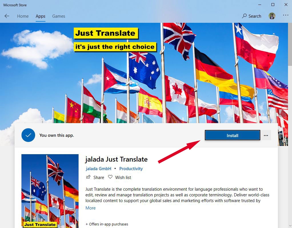 Mời tải về Just Translate: Từ điển Anh Việt miễn phí tốt nhất