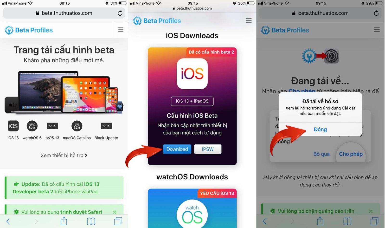 Cách cài đặt iOS 13 Beta 2 trên iPhone bằng beta profile đơn giản