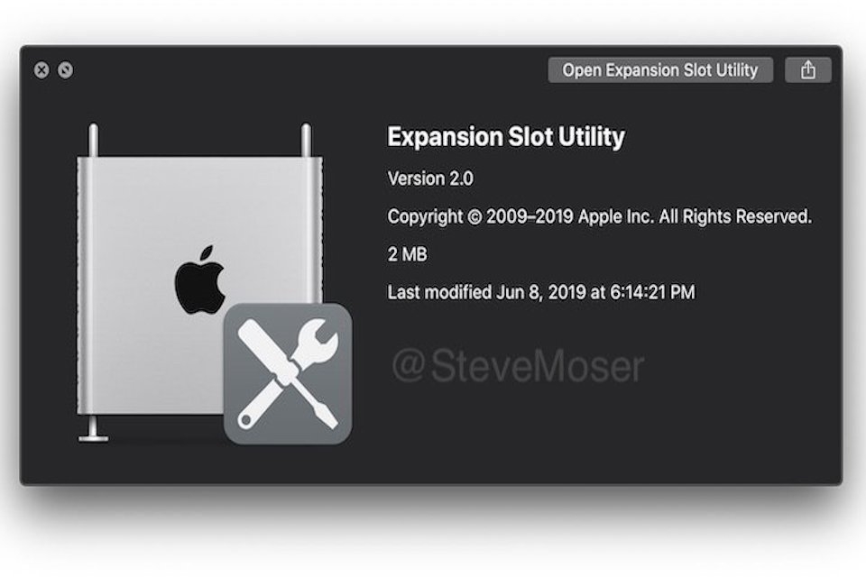 Expansion Slot Utility sẽ tối ưu hoá hiệu năng cho Mac Pro 2019