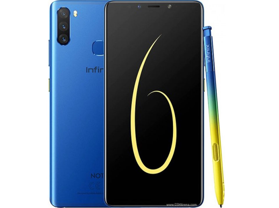 Infinix Note 6 được công bố với 3 camera, bút cảm ứng X Pen