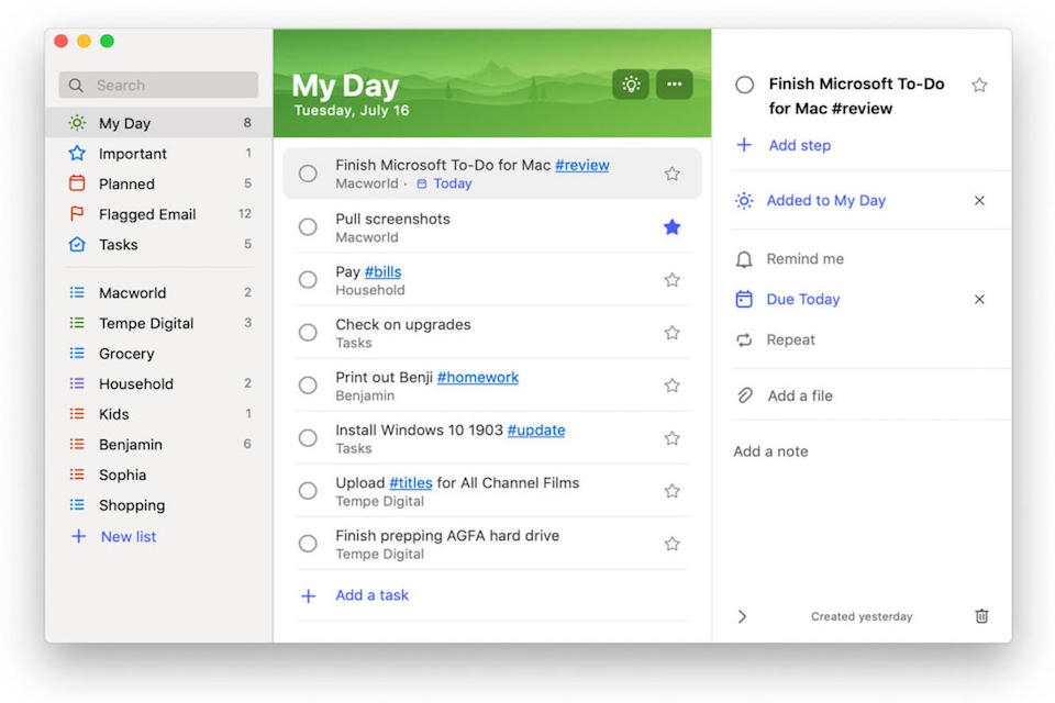 Microsoft trình làng ứng dụng Microsoft To-Do trên MacOS