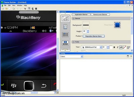 Tùy biến hình nền BlackBerry tuyệt vời với công cụ “siêu đẳng”