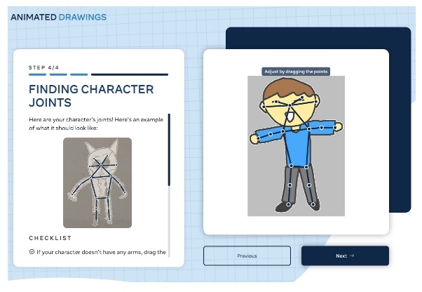 Animated Drawings: Biến bản phác thảo thành hình ảnh động
