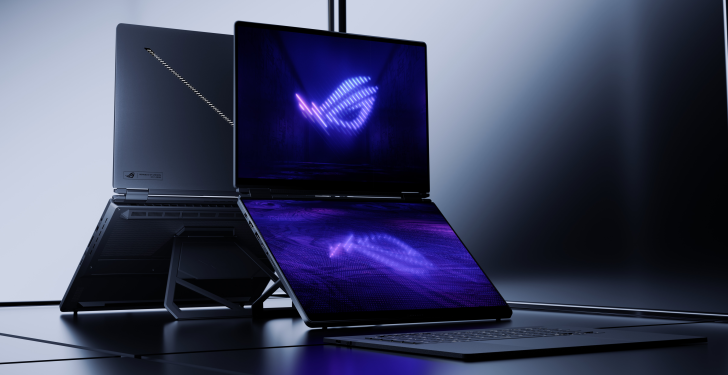 ASUS ROG Zephyrus Duo CES 2026 nâng cấp hai màn hình tràn viền