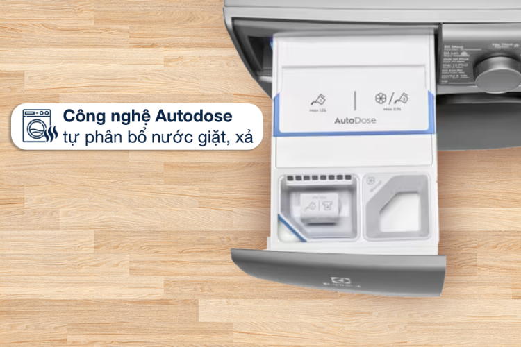 Khám phá chi tiết công nghệ AutoDose trên máy giặt Electrolux