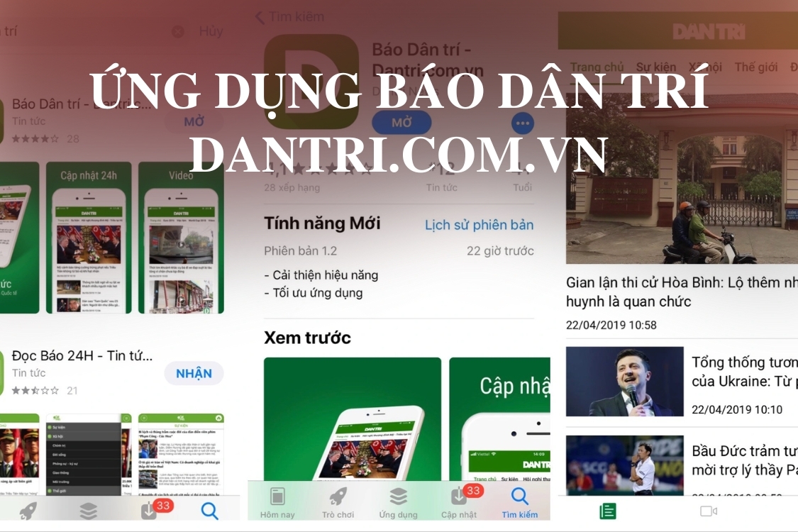 Ứng dụng Báo Dân trí - Dantri.com.vn, đọc tin tức mới nhất