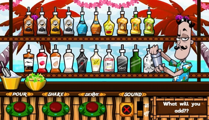 Bartender The Right Mix: Game sáng chế các loại cocktail hấp dẫn