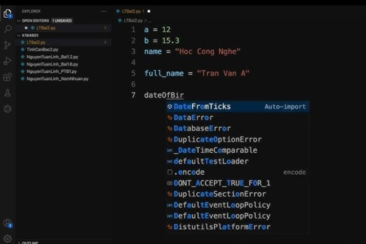 Biến trong Python và những kiến thức cơ bản mà ai học lập trình cũng cần biết