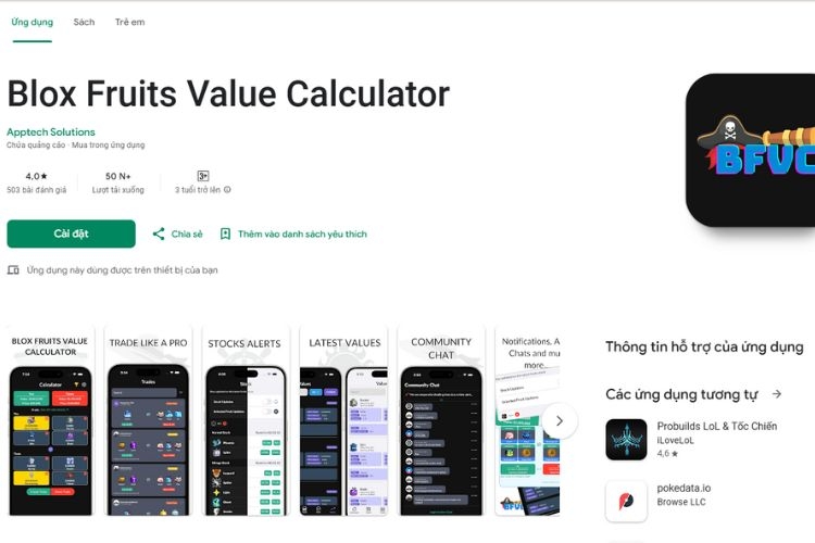 Blox Fruit Value Calculator: Tính toán giá trị trái cây trong Blox ...