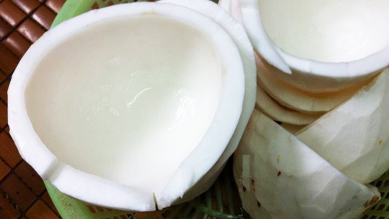 Cách bảo quản cùi dừa tươi trong tủ lạnh đơn giản, giúp giữ độ ngon