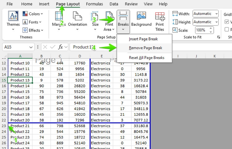 Cách bỏ Page Break Preview trong Excel: Thủ thuật hay không thể bỏ qua ...