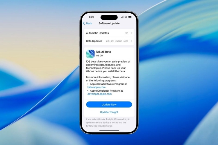 Hướng dẫn cài đặt iOS 26 Public Beta cho iPhone và iPad