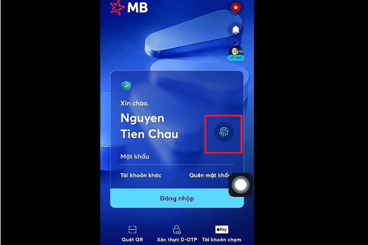 Hướng dẫn cách cài đặt vân tay trên app MB Bank nhanh, tiện lợi