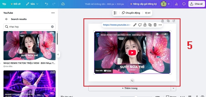 Hướng dẫn cách chèn video YouTube vào Canva nhanh chóng, hiệu quả