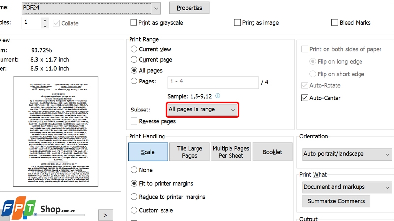 Cách in trang chẵn lẻ PDF và Word dành cho tất cả mọi người