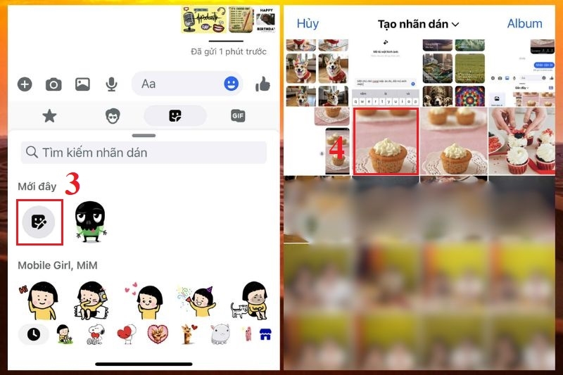 Cách tạo sticker trên Messenger bằng AI sáng tạo, miễn phí