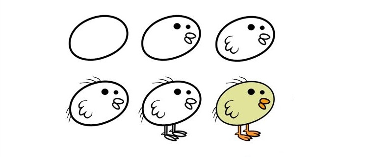 Tổng hợp những cách vẽ con gà trống, gà mái, gà con đơn giản nhất