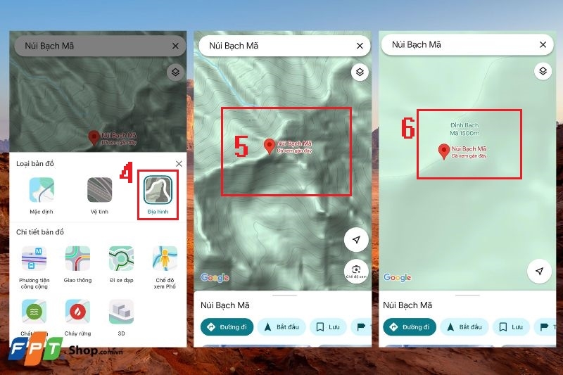 Cách xem độ cao trên Google Maps bằng điện thoại và máy tính