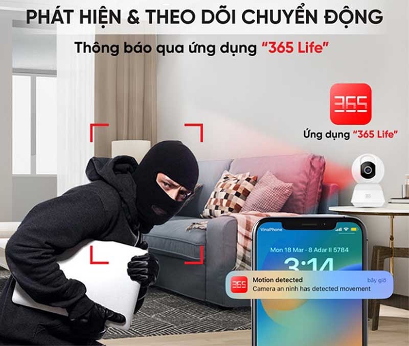 Camera IP 365 Selection C2 5MP | Quay sắc nét, giá cực rẻ