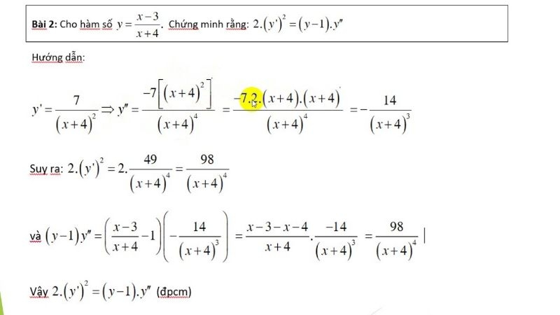 Cách tính đạo hàm 1/x chi tiết, dễ dàng ứng dụng hiệu quả