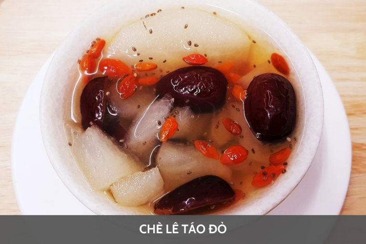 Cách nấu chè lê táo đỏ: Món chè thơm ngon, thanh mát, bổ dưỡng