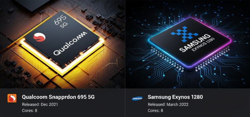 Chip Exynos 1280 ngang với Snapdragon nào? Phân tích chi tiết