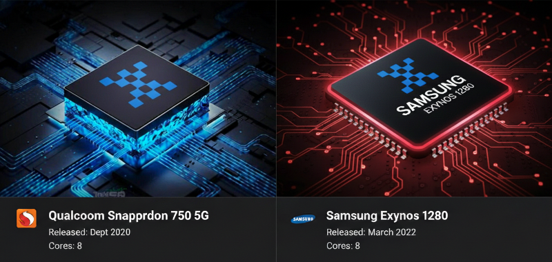 Chip Exynos 1280 ngang với Snapdragon nào? Phân tích chi tiết