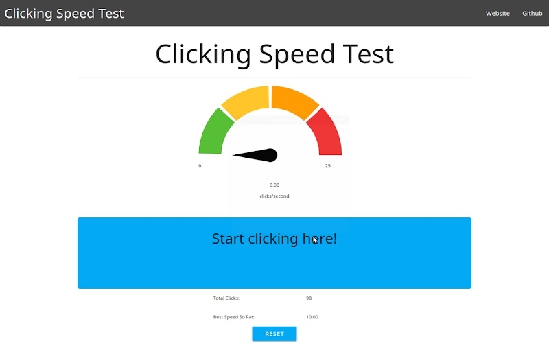 Tải Clicking Speed Test: Test tốc độ nhấp chuột đơn giản, thú vị