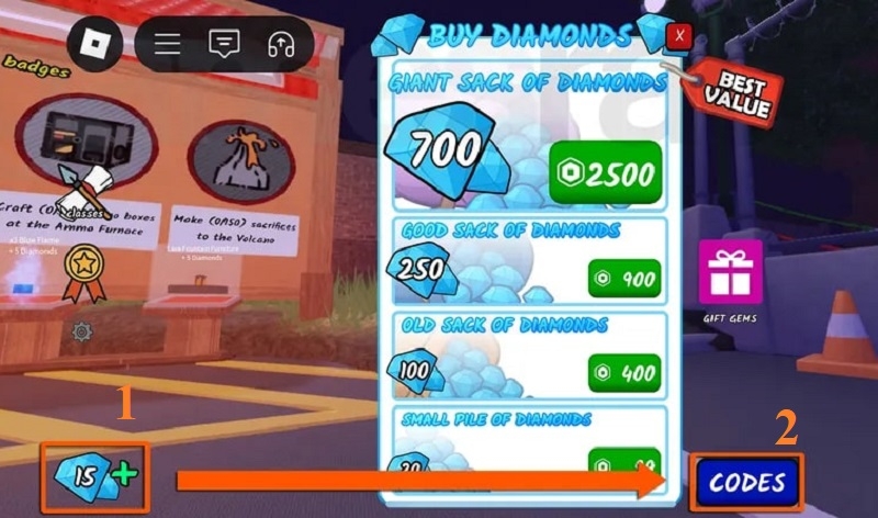 Full code 99 Nights in the Forest mới nhất tháng 12/2025