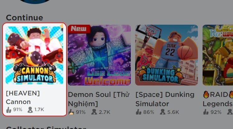 Update code Cannon Simulator mới nhất và cách nhập code