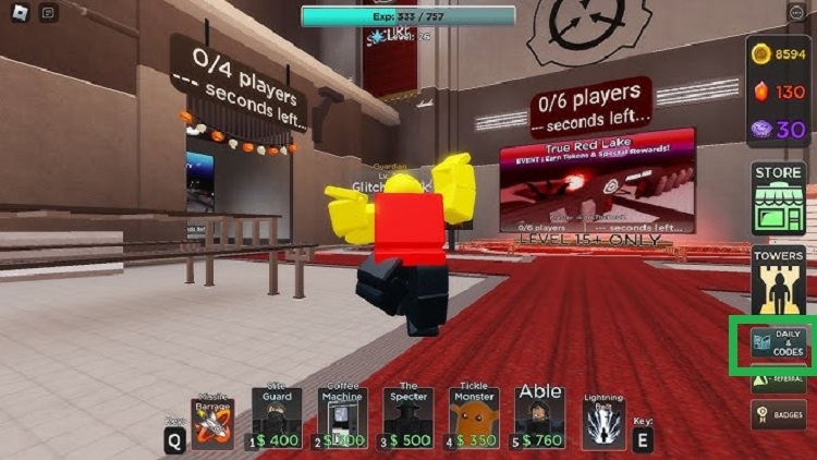 Full code SCP Tower Defense mới nhất, cách nhận, cách nhập